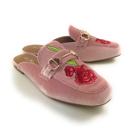 Shoes | Flats Gorgeous Rose Shoes New In Box | Poshmark